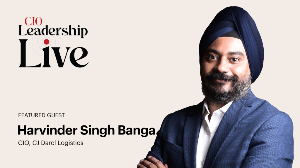CIO Leadership Live with Harvinder Singh Banga, CIO, CJ Darcl Logistics ...