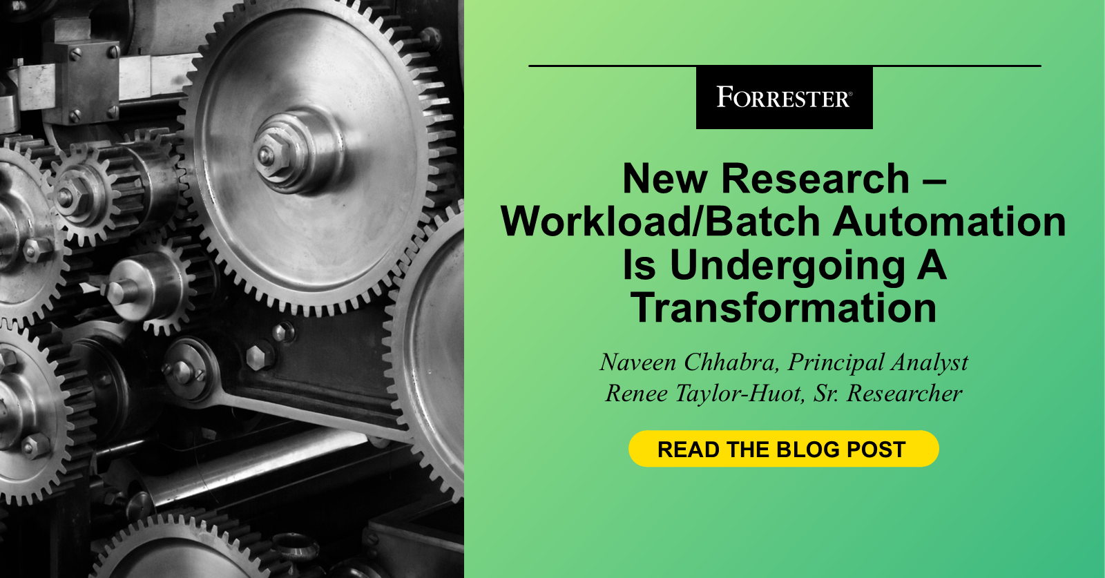 New Research - Workload/Batch Automation Is Undergoing A Transformation ...